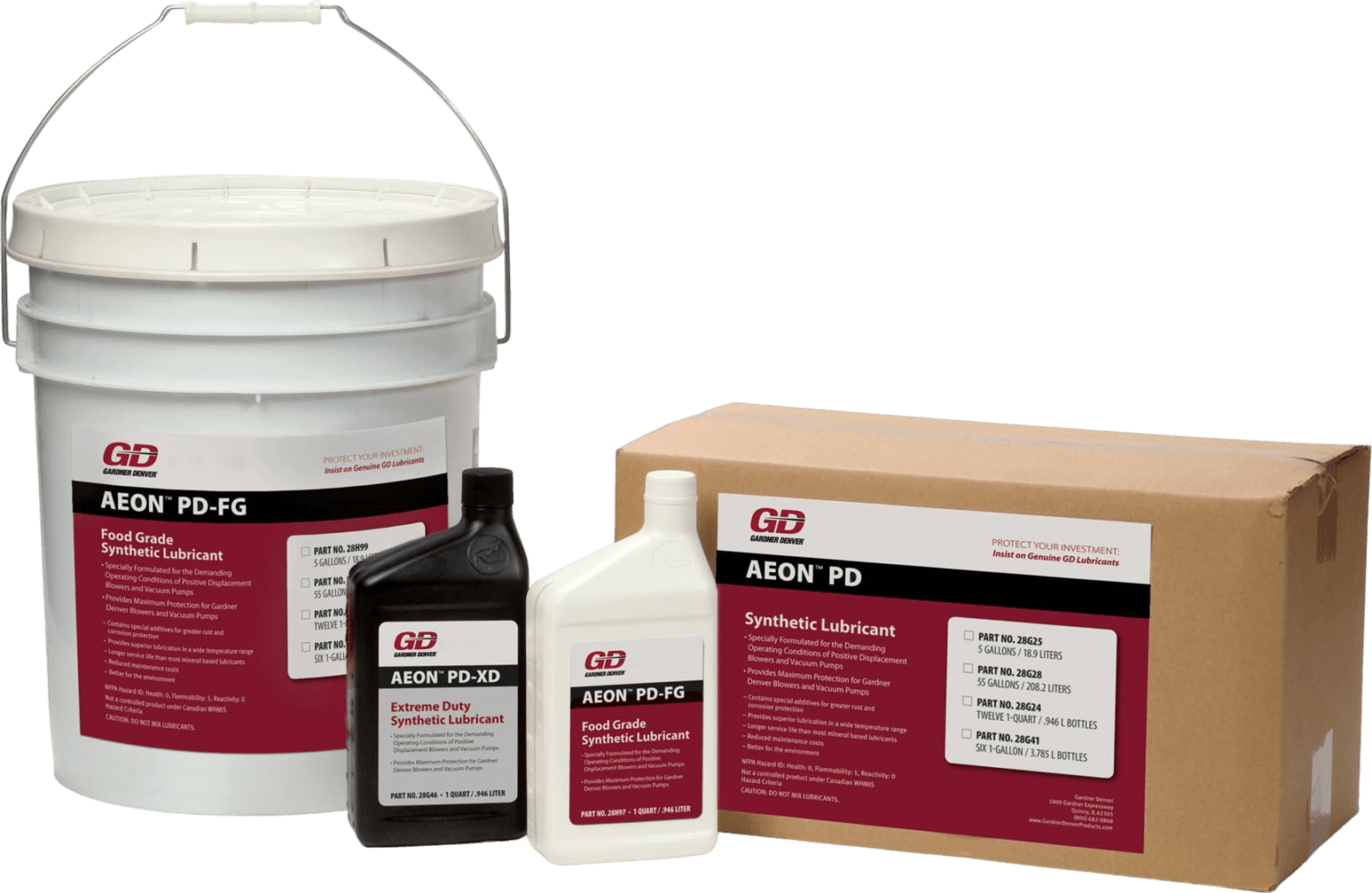 Aeon PD-XD Extreme Duty Synthetic Lubricant - 5 Gallon Pail - JC Cross
